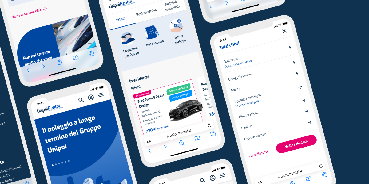 Lancio nuovo sito internet UnipolRental | UnipolRental
